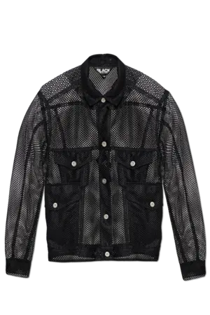 Comme Des Garçons Transparent Shirt With Pockets