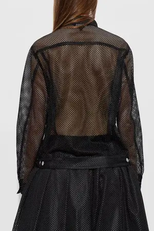 Comme Des Garçons Transparent Shirt With Pockets