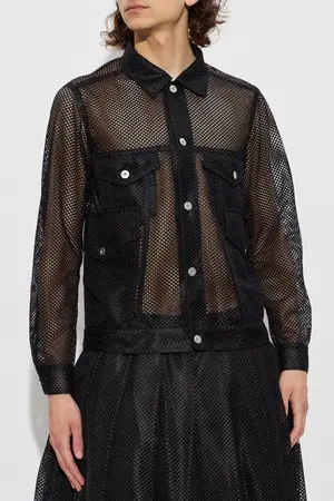 Comme Des Garçons Transparent Shirt With Pockets