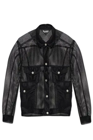 Comme Des Garçons Transparent Shirt With Pockets