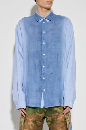 Dsquared2 Linen Shirt - Blue