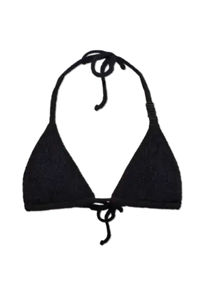 Moschino Triangle Bikini Top - Black