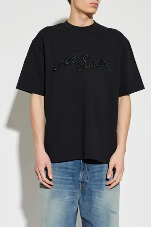 Acne Studios T-shirt With Embroidered Logo