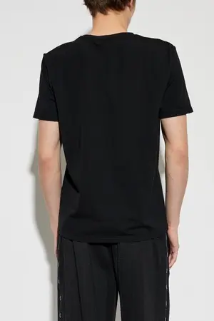Moschino 2-pack Of T-shirts From The 'active' Line - Black