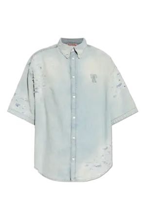 Acne Studios Vintage Effect Denim Shirt