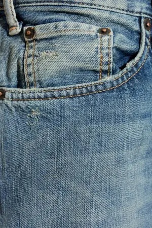 Acne Studios Vintage-effect Regular Fit Jeans - Blue
