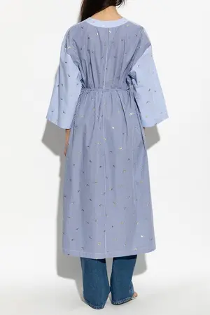 Munthe Byrus Midi Dress - Blue