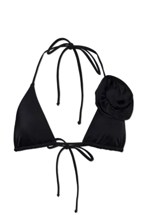 Moschino Triangle Bikini Top - Black