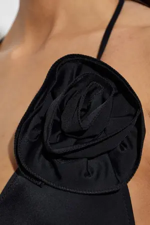 Moschino Triangle Bikini Top - Black