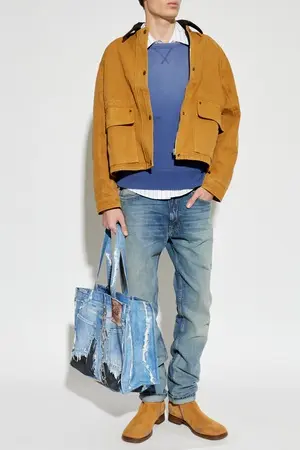 Acne Studios Printed Crewneck Sweatshirt - Blue