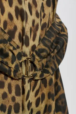 Moschino Beach Dress With Animal Print