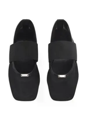 Maison Kitsuné Mesh Logo Ballet Flats