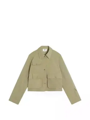 Maison Kitsuné Multi-pocket Cropped Jacket - Green