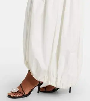 Christopher Esber Orbit Cutout Ruched Jersey Maxi Dress