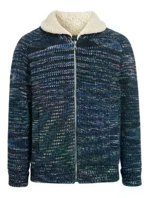 Missoni Patterned Shearling-collar Jacket