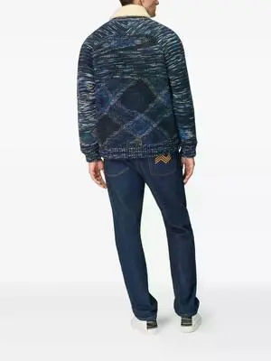 Missoni Patterned Shearling-collar Jacket