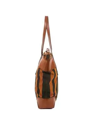 Burberry Check Pattern Tote Bag