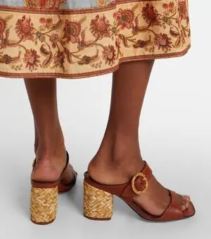 Zimmermann Solena Leather Mules
