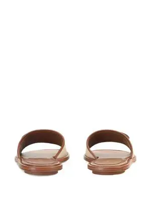 SERGIO ROSSI Surge Logo-detail Sandals - Neutrals