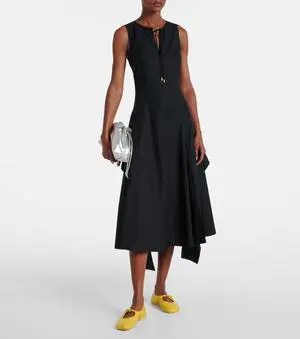 Loewe Pebble Soft Leather Mary Jane Flats - Yellow