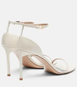 TOM FORD Vertigo Patent Leather Sandals - White