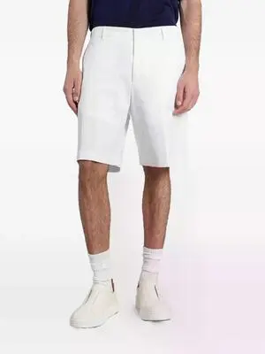 GREYED Ridge Pressed-crease Shorts - White