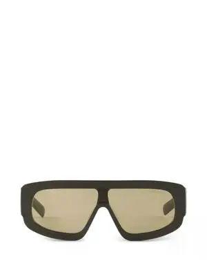 Prada Sunglasses With Triangle Logo - Green