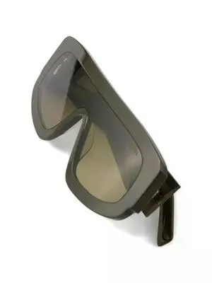 Prada Sunglasses With Triangle Logo - Green