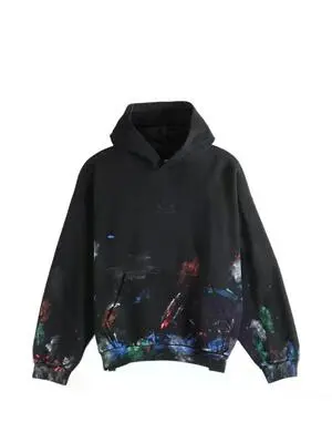 Black Paint Splatters