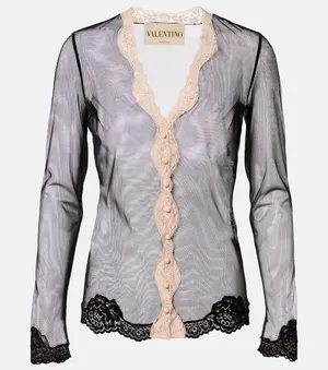 Valentino Garavani Lace Shirts For Women