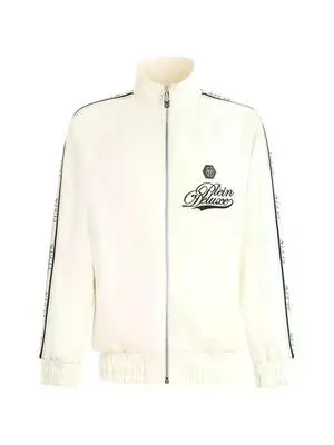 Philipp Plein Signature Zip Tracksuit Jacket - Neutrals