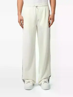 Philipp Plein Jacquard Logo Tracksuit Pants - Neutrals