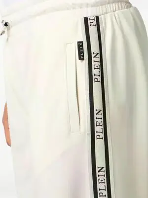 Philipp Plein Jacquard Logo Tracksuit Pants - Neutrals