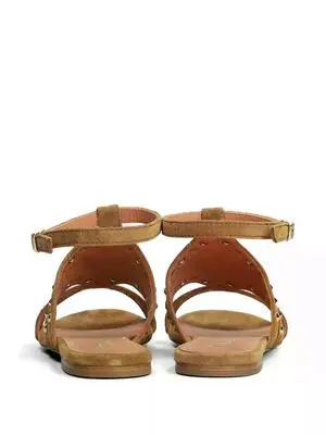 VIA ROMA 15 Studded V-logo Sandals
