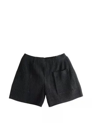 Issey Miyake Pleated Bermuda Shorts