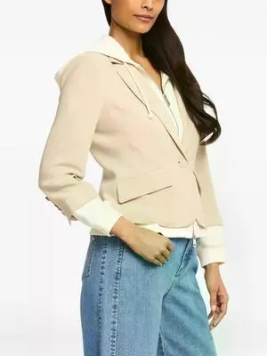 Cinq À Sept Le Petit Khloe Layered Blazer - Neutrals