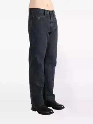 VOWELS Logo-patch Jeans - Black