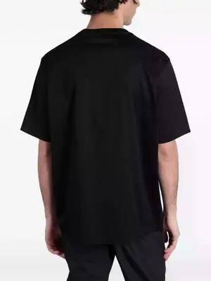 LOW BRAND Ribbed Crew-neck T-shirt