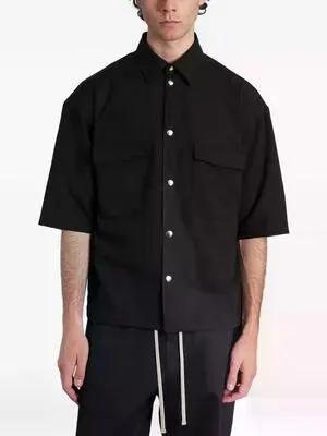 STATE OF ORDER Half Short-sleeve Press-stud Shirt