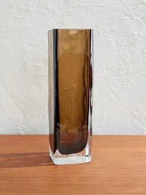 Brunello Cucinelli Murano Glass Vase - Brown