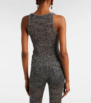 Missoni Sequined Knitted Tank Top
