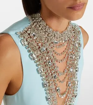 Costarellos Embellished Gown