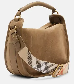 Burberry Clip Messenger Top-handle Bag