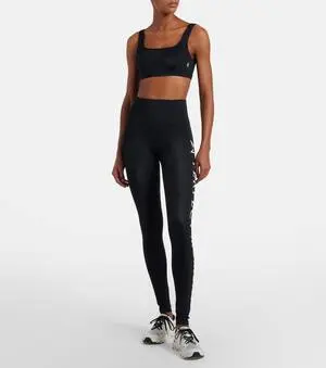 Perfect Moment Logo Technical Leggings - Black