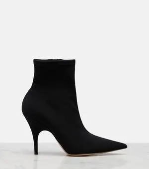 GIANVITO ROSSI Osaka Canvas Ankle Boots