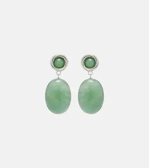 JENNIFER BEHR Ruthie Drop Earrings - Green