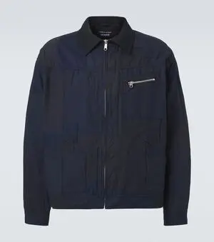 Comme Des Garçons Cotton-blend Blouson Jacket