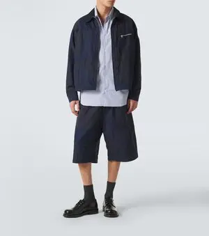 Comme Des Garçons Cotton-blend Blouson Jacket