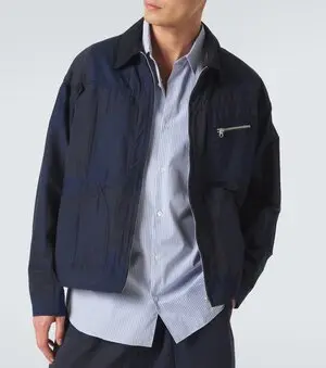 Comme Des Garçons Cotton-blend Blouson Jacket