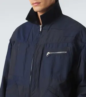 Comme Des Garçons Cotton-blend Blouson Jacket